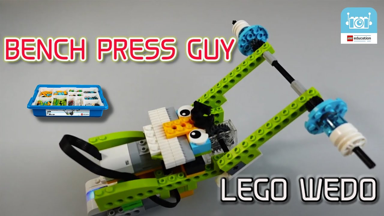 Lego Wedo 2.0 Bench Press Guy Building Instructions - YouTube