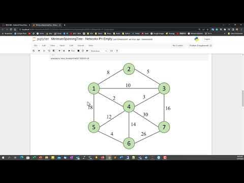 Solving Minimum Spanning Tree using Networkx 3.0 - YouTube
