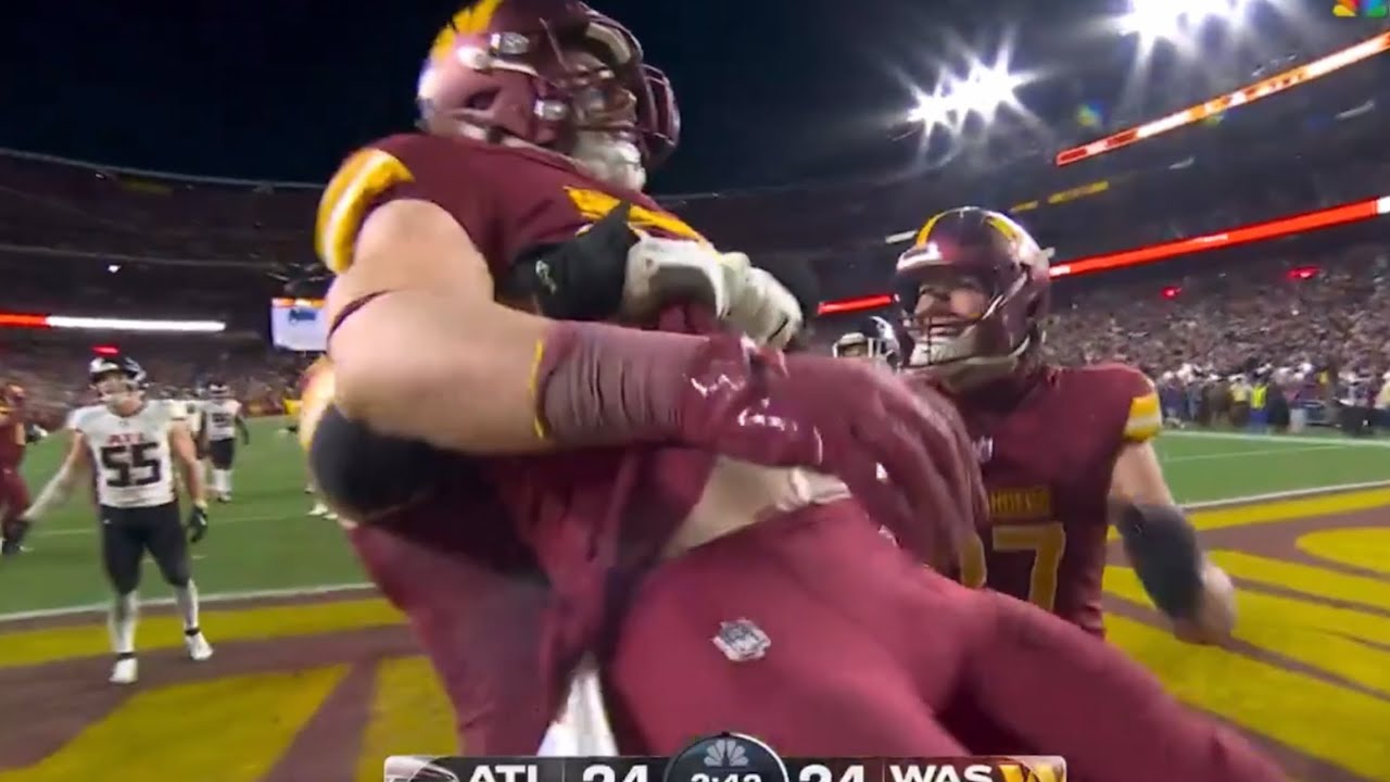 Commanders Game Winning Touchdown vs Falcons | NFL 2024 - YouTube