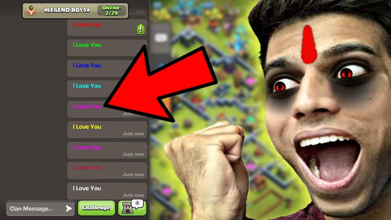 How to Change Clan Chat Text Color in Clash of Clans 2024 New Update ...