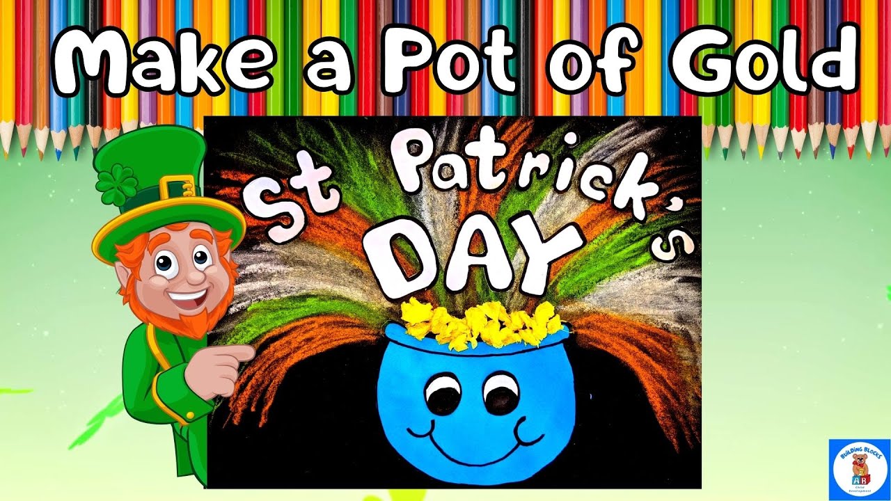 Make a Pot of Gold for St Patrick's Day STEP-BY-STEP. TEMPLATE ...