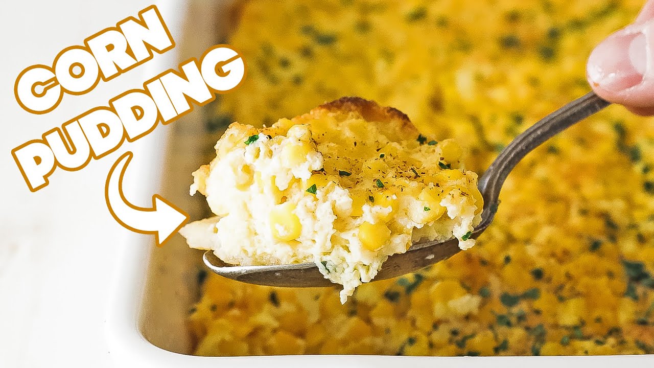 Homemade Corn Pudding Recipe - YouTube