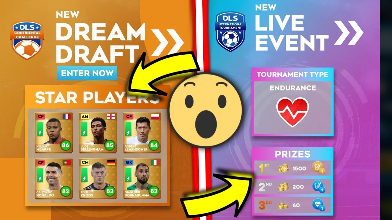 DLS 24 New Update * DREAM DRAFT Events Play For Free * New ...