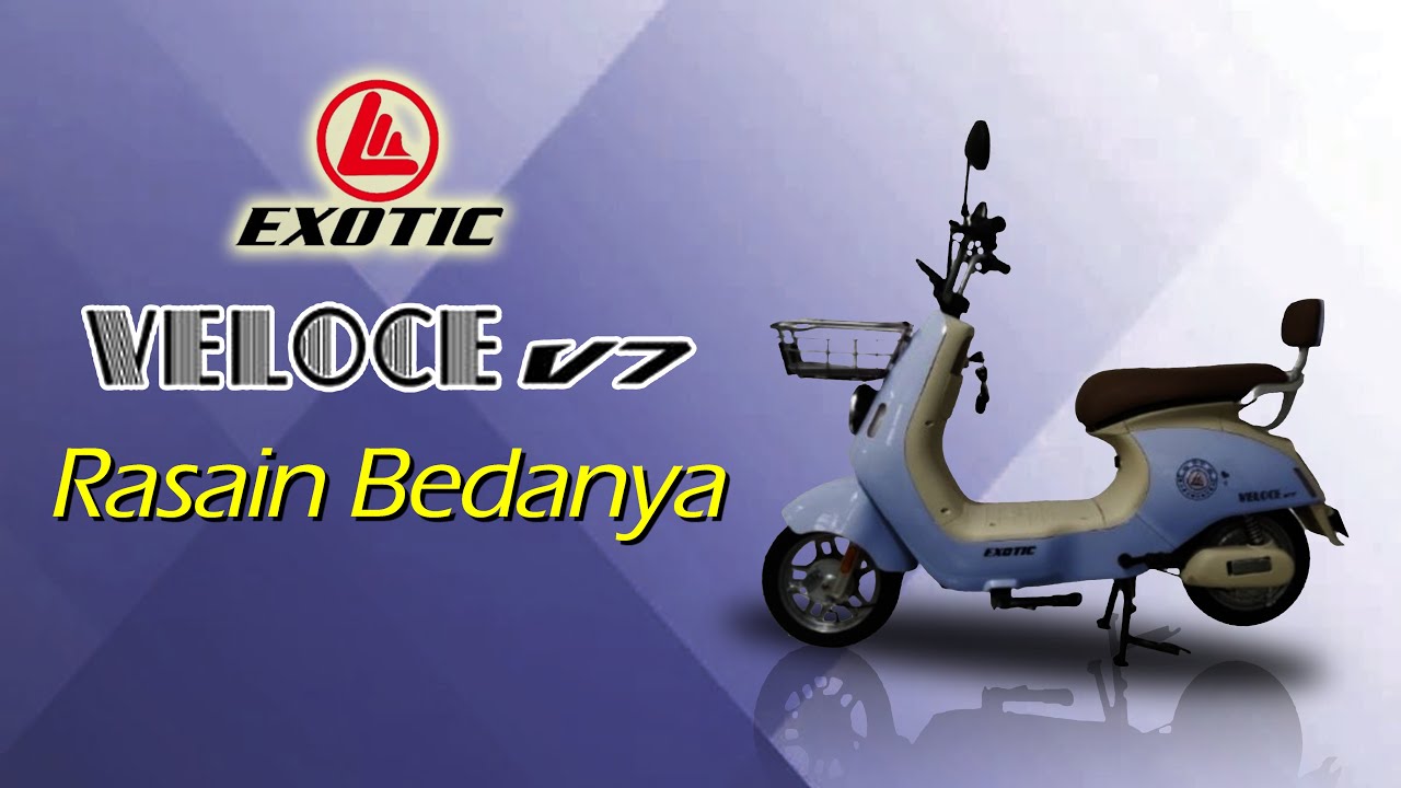 Sepeda Listrik Terbaru Exotic Veloce V7 - YouTube
