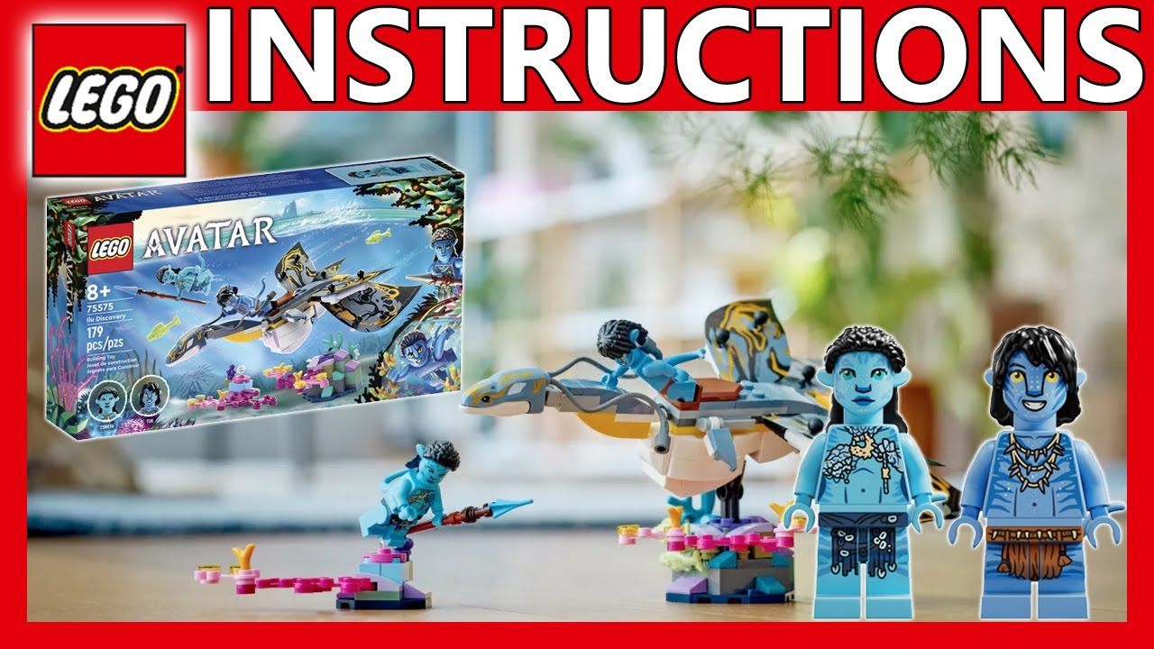 How to Build LEGO 75575, Ilu Discovery, LEGO Avatar 2023 Instructions ...