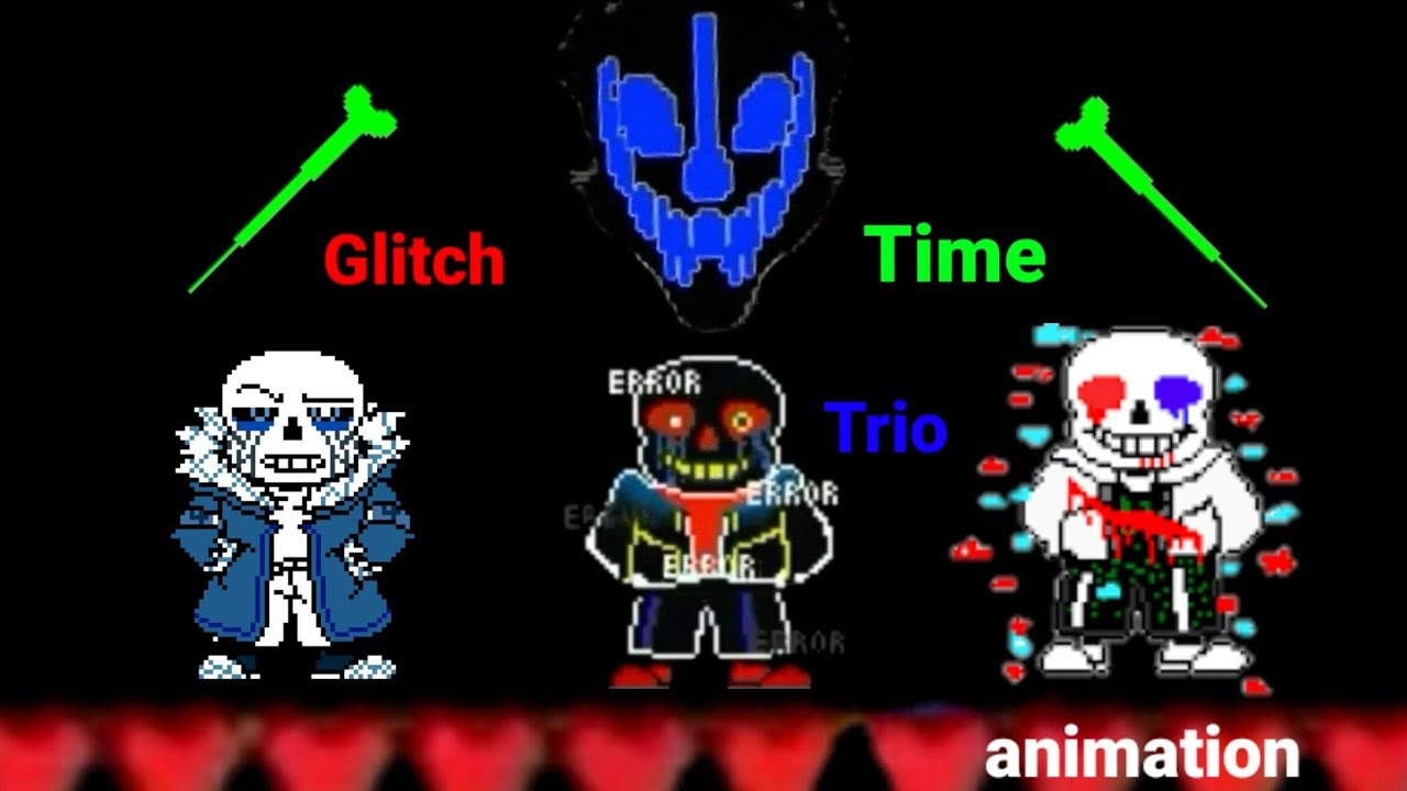 Glitch Time Trio animation - YouTube