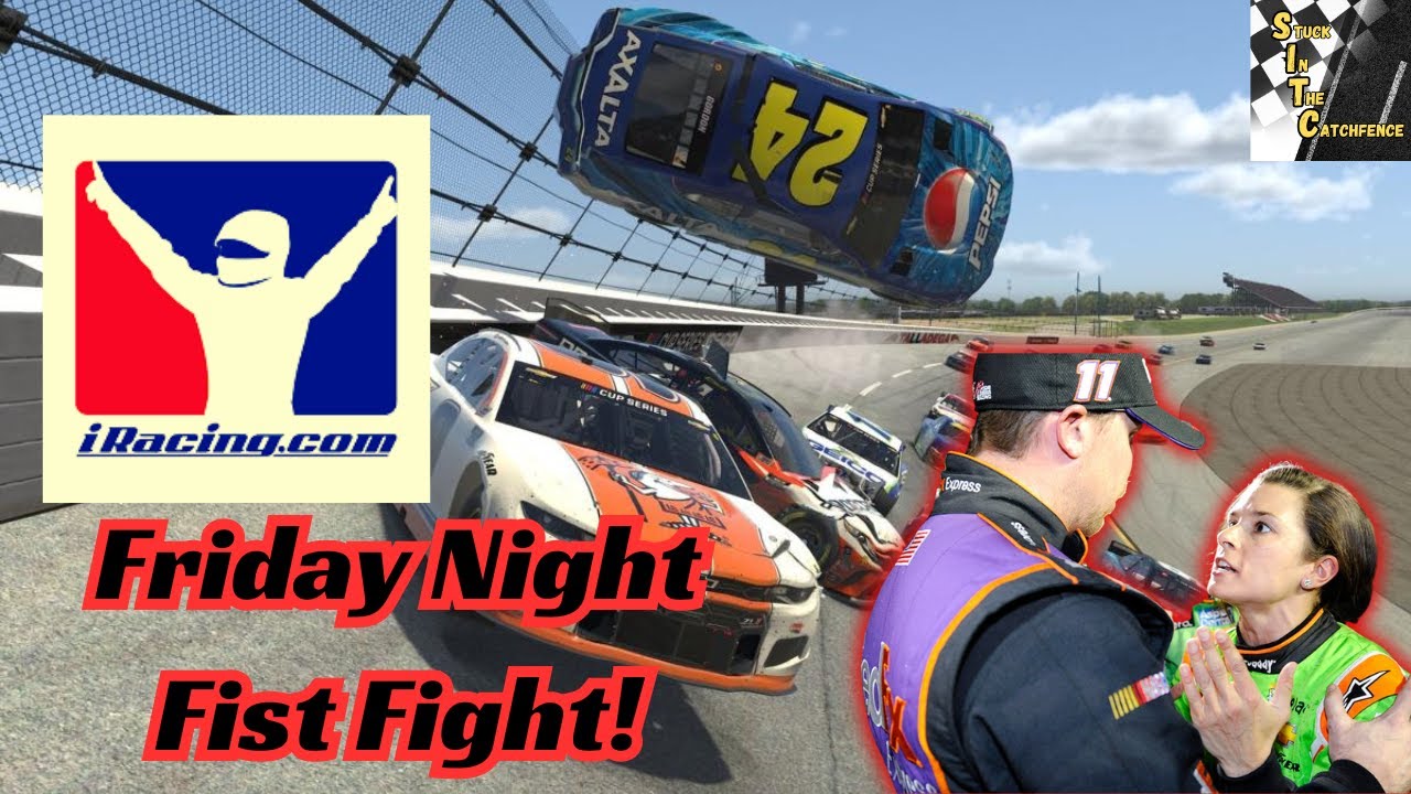 Friday Night Fist Fight on iRacing! - YouTube