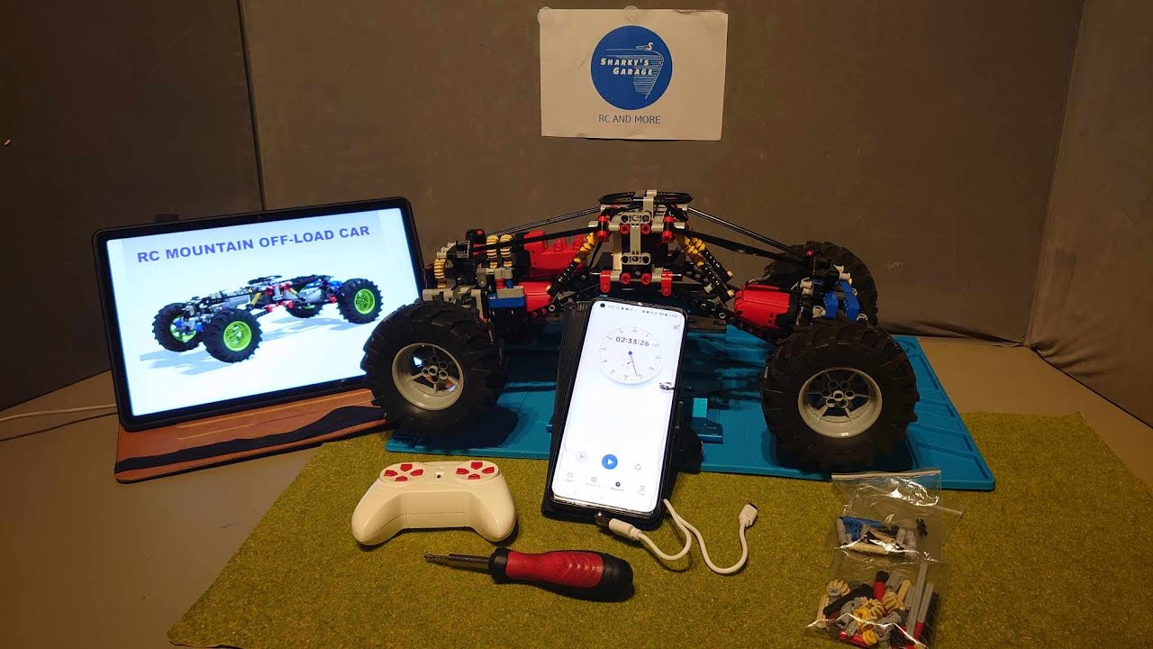 Lego RC Crawler - Unbox/Build/1st Run (1/10th Scale RC Crawler) - YouTube