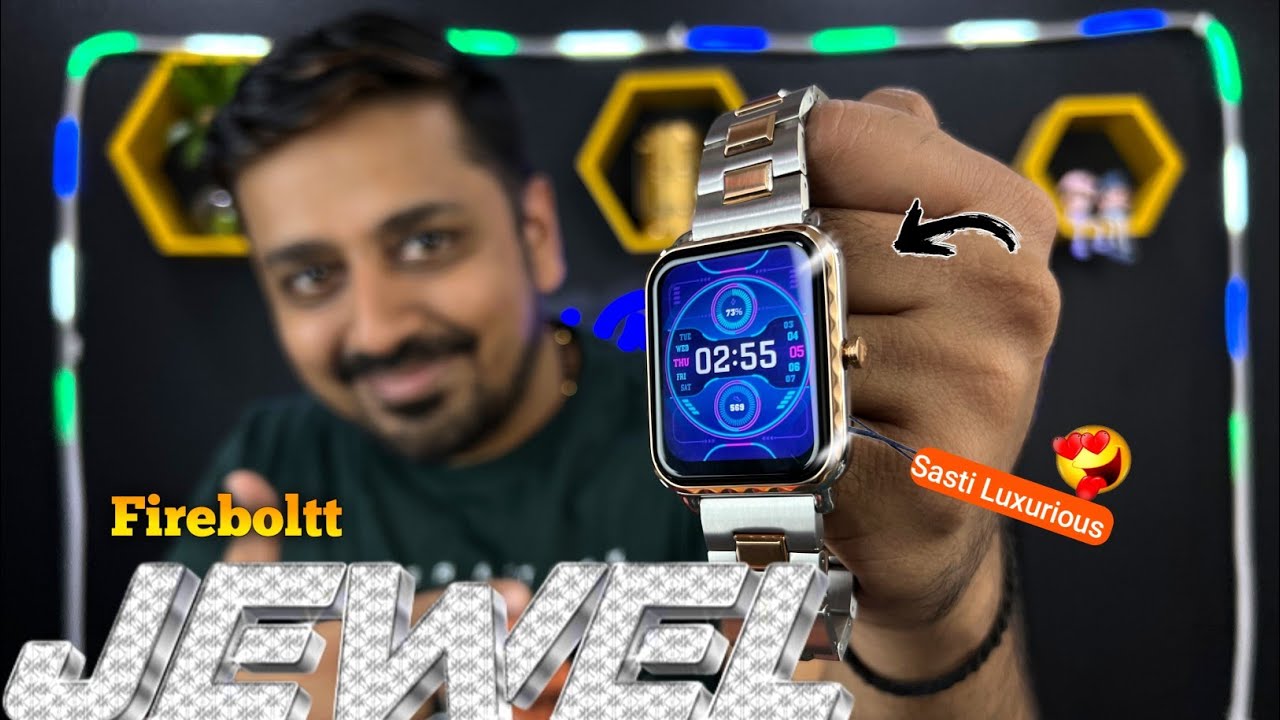 Fireboltt Jewel. Luxury smartwatch specially for girls. HD Display, BT ...
