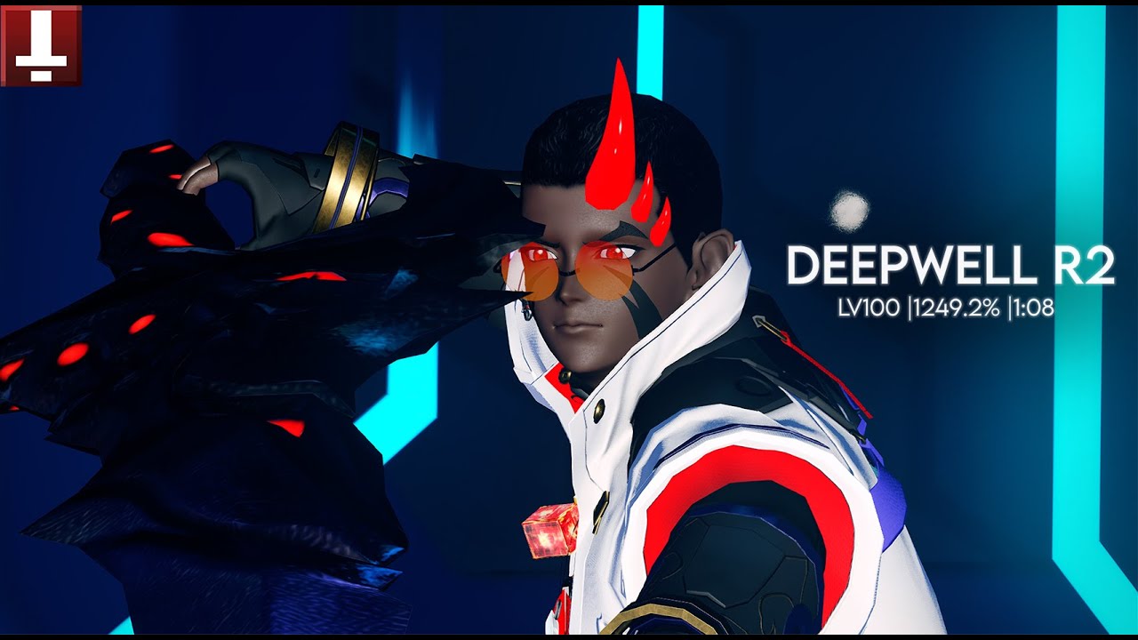 [PSO2:NGS] Deepwell R2 | ディープウェル - 1249.2% - Hu/Sl - Spear/ Sword (1:08 ...