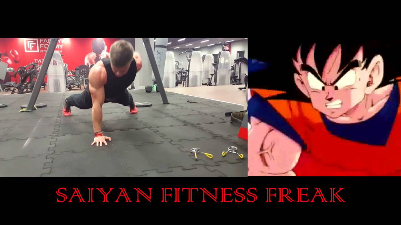 One hand push ups with GOKU - YouTube