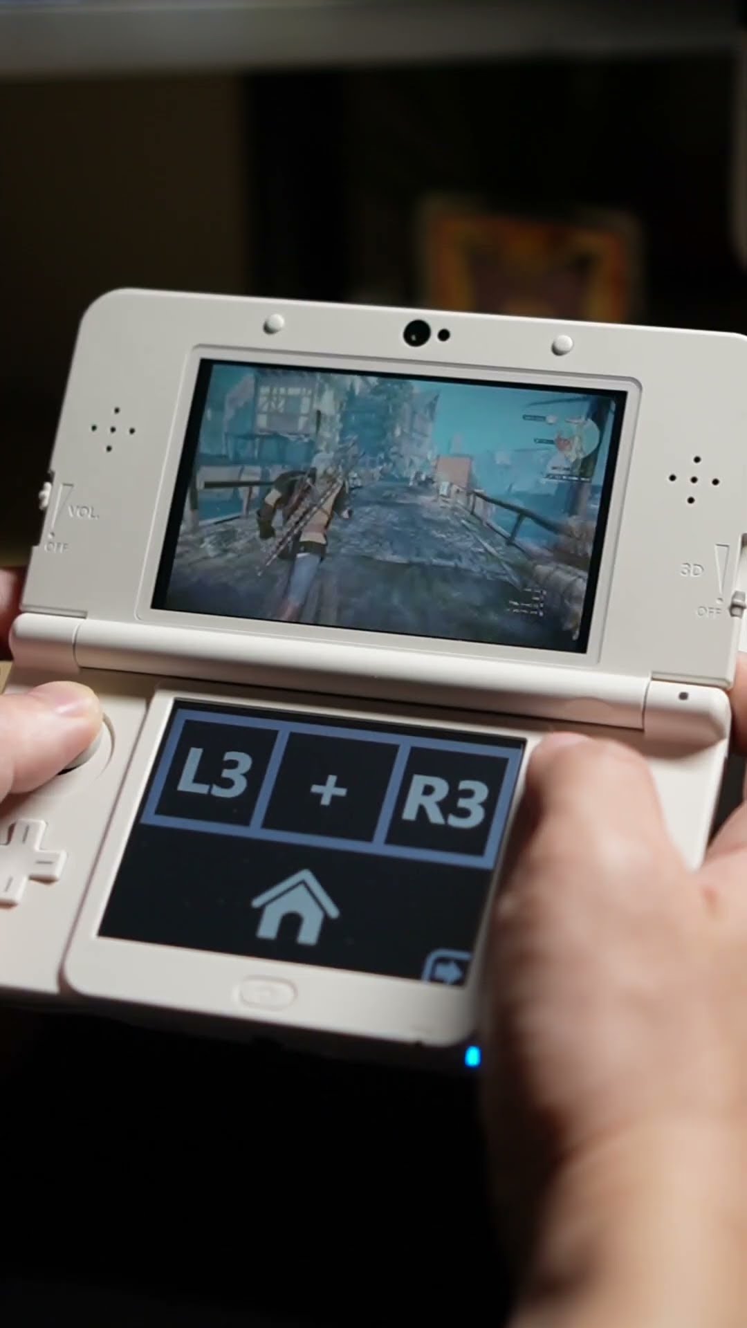 I played The Witcher 3 with a Nintendo 3DS via Moonlight streaming thewitcher nintendo3ds
