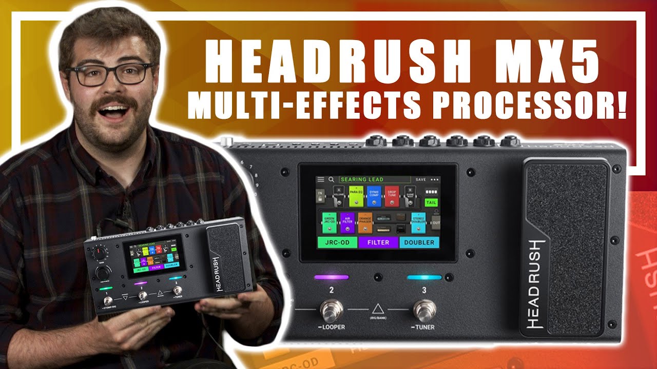 HeadRush MX5 Multi-Effects Processor - Overview | Gear4music - YouTube