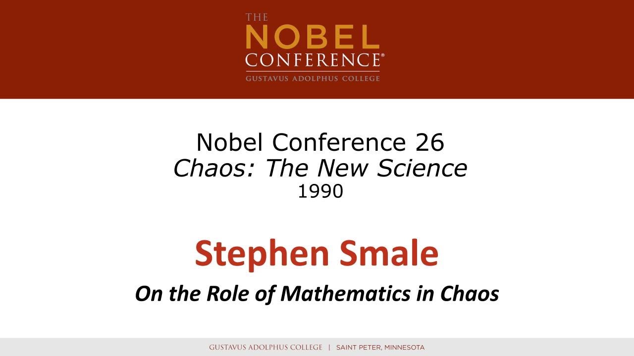 Stephen Smale at Nobel Conference XXVI - YouTube