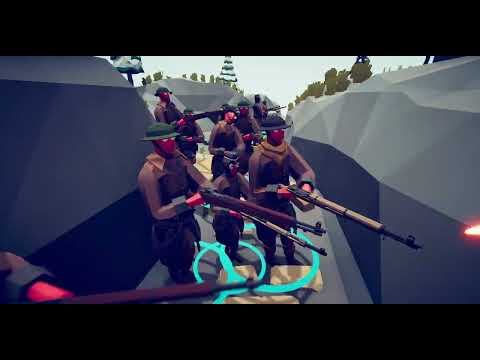 TABS ww1 inspired trench battle - YouTube