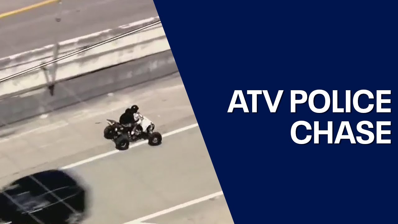 Miami ATV chase ends with driver taken down by police - YouTube