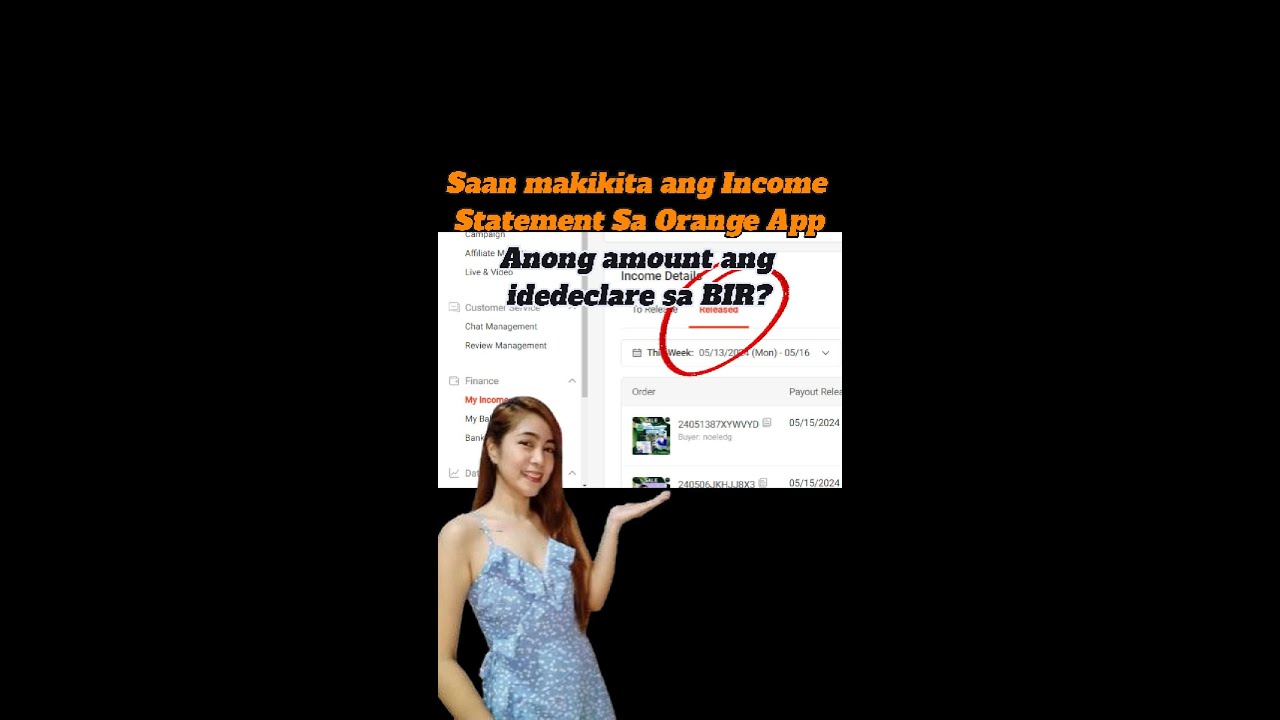 Ano ang idedeclare na amount sa BIR? Saan makikita ang income statement ...