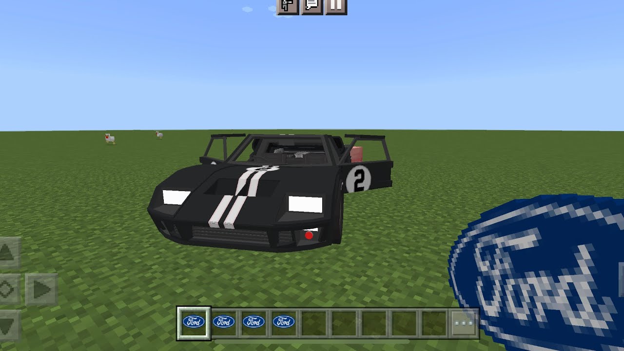 Ford GT40 mod minecraft pe - YouTube