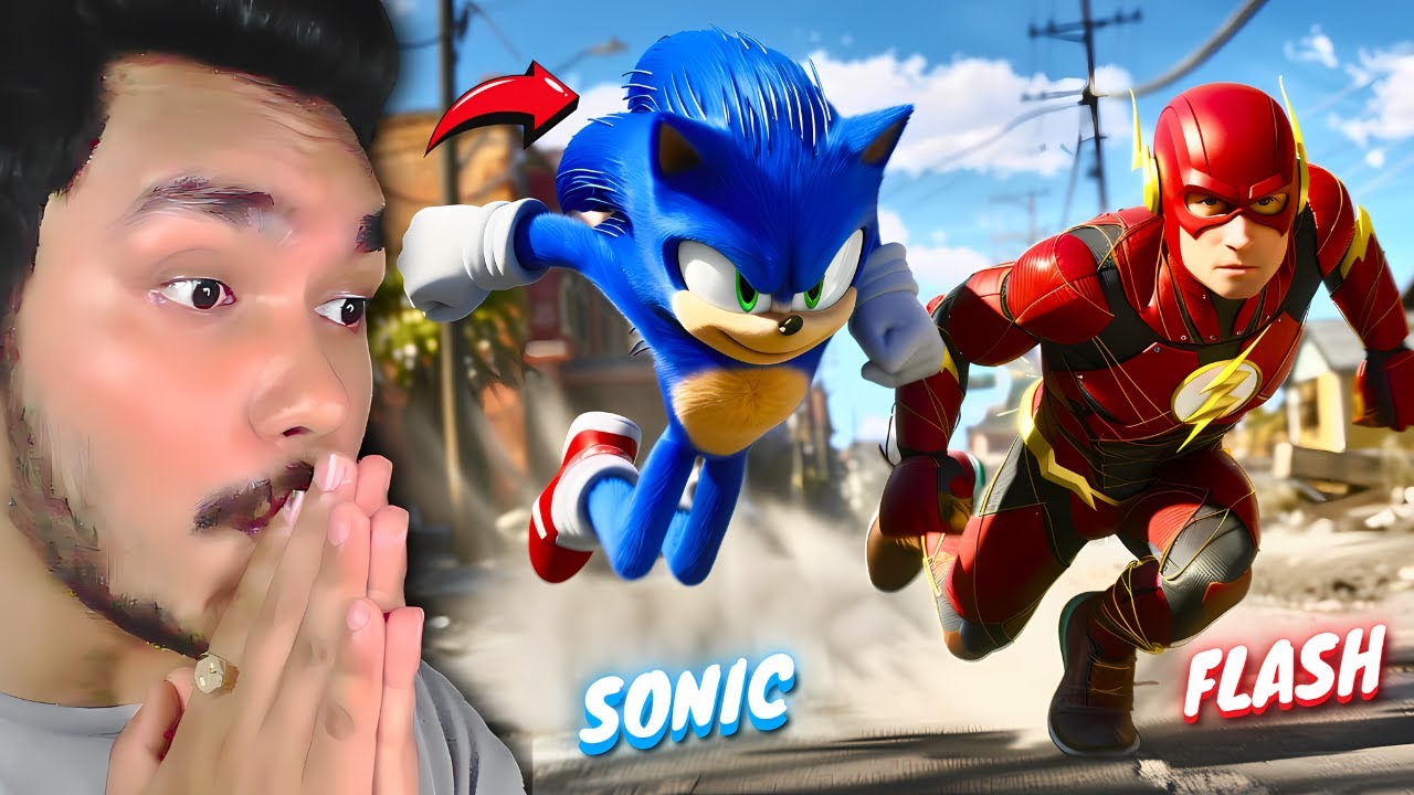 You Won't Believe Who's Faster : SONIC or THE FLASH ? | Who is the ...