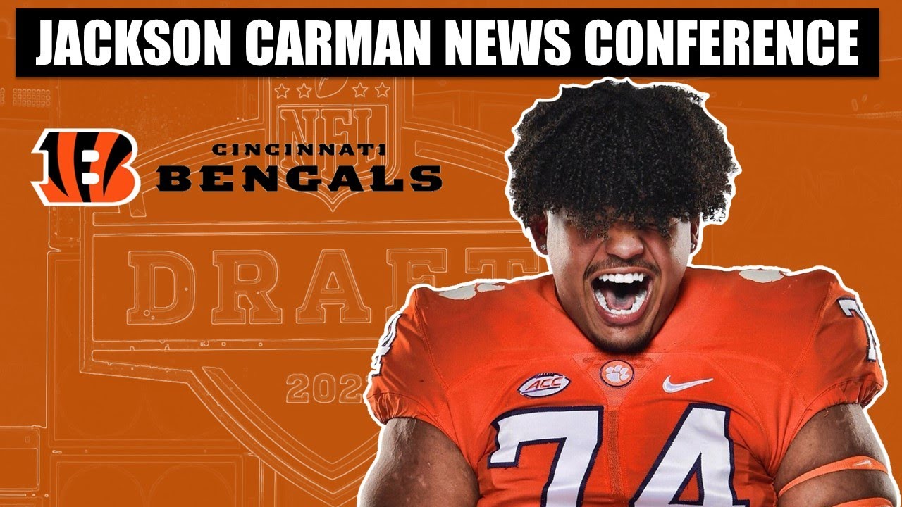Jackson Carman NFL Draft News Conference | Bengals Pick Clemson O ...
