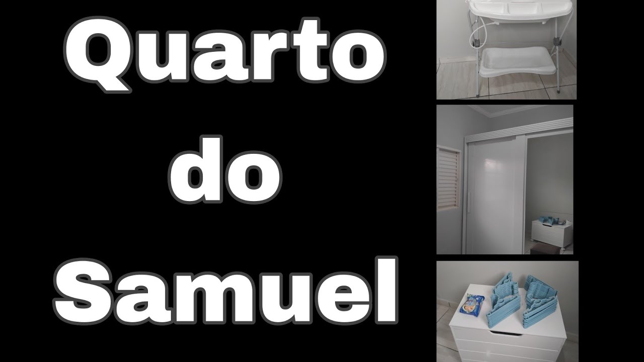 Mostrando o quartinho do Samuel guarda chegou banheira - YouTube