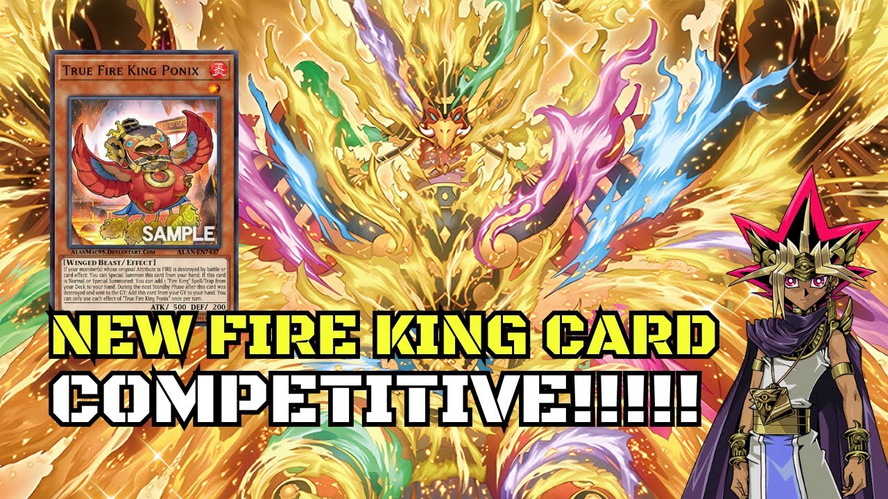 New Fire King Card True Fire King Ponix Replay+Deck Profile - YouTube
