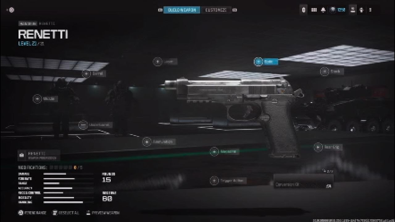 Call of Duty - MW3 - All Pistol Attachments ~ RENETTI - YouTube