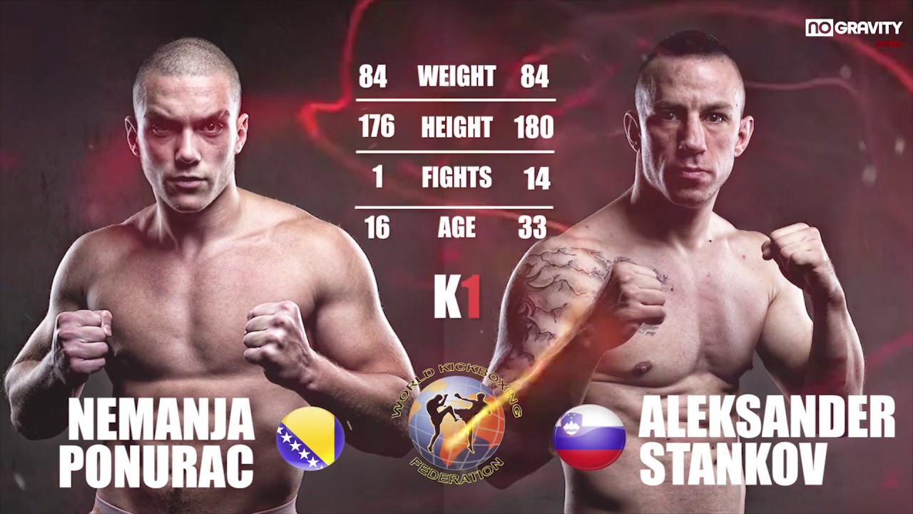 CFC OAZA NIGHT 2 - Aleksander Stankov (SLO) vs Nemanja Ponorac (BIH) K1 ...