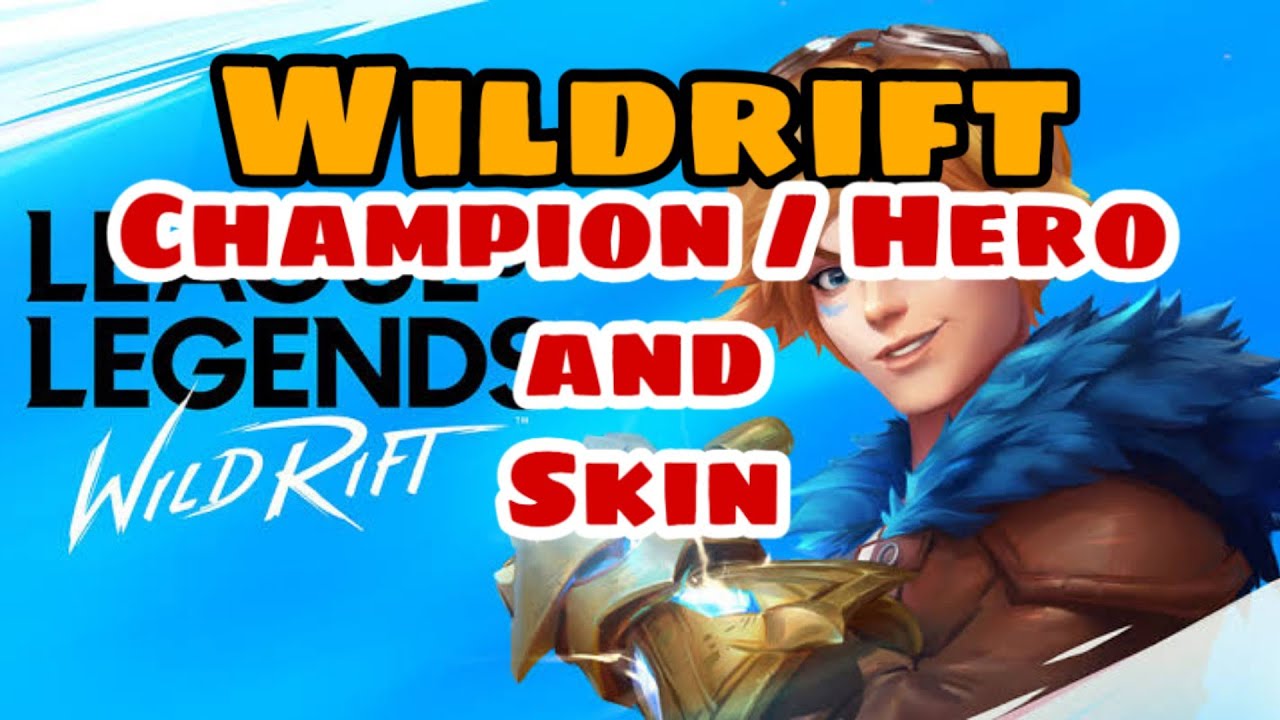 League of legends|Wildrift champion and skin|Alphatest - YouTube