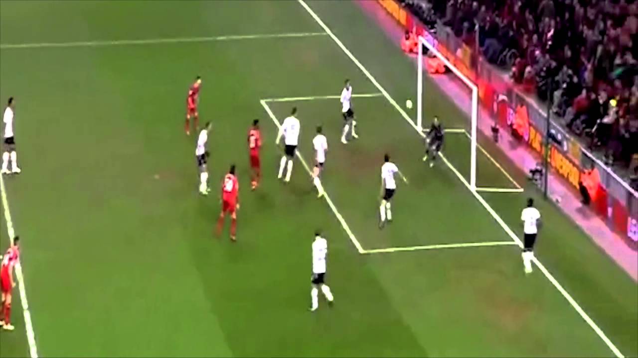 Daniel Sturridge BACKHEEL SHOT HITS THE POST Liverpool vs Tottenham 3-2 ...
