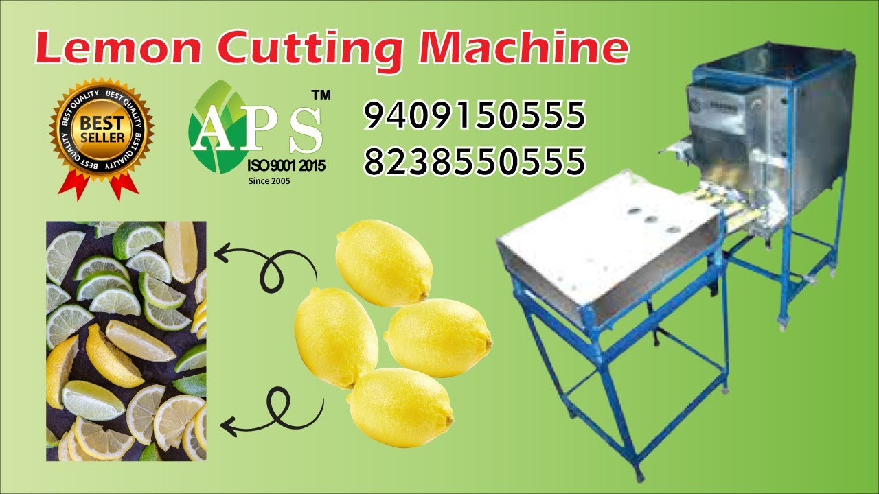 Industrial Lemon Cutting machine //Lemon Cutter Machine 🍋 - YouTube