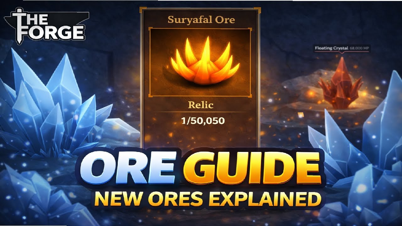 Every NEW ORE Explained - Island 3 UPDATE | Roblox The Forge - YouTube