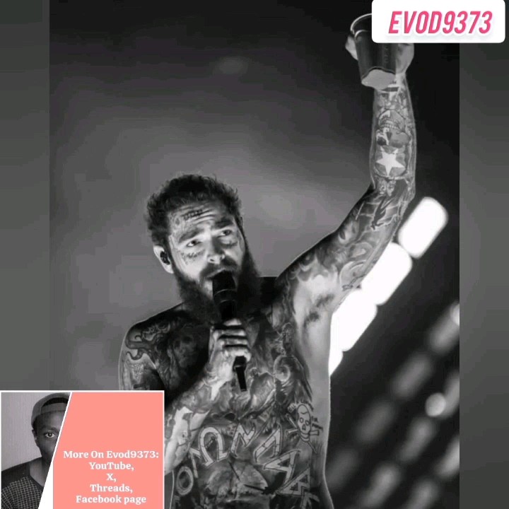 Post Malone - 29 / Road house , Dear Santa, sunflower , rockstar, white ...