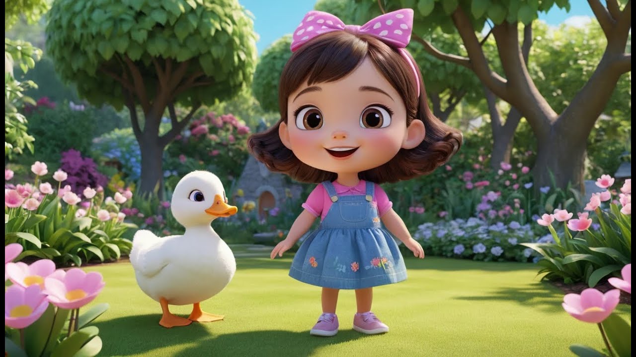 Ruby Had a Fluffy Duck | Adorable Duckling Song for Kids | Sing Along ...