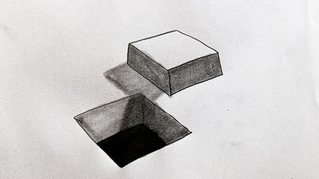 Very Easy 3D Drawing || Pencil Drawing Ideas For Beginners Step by Step ...
