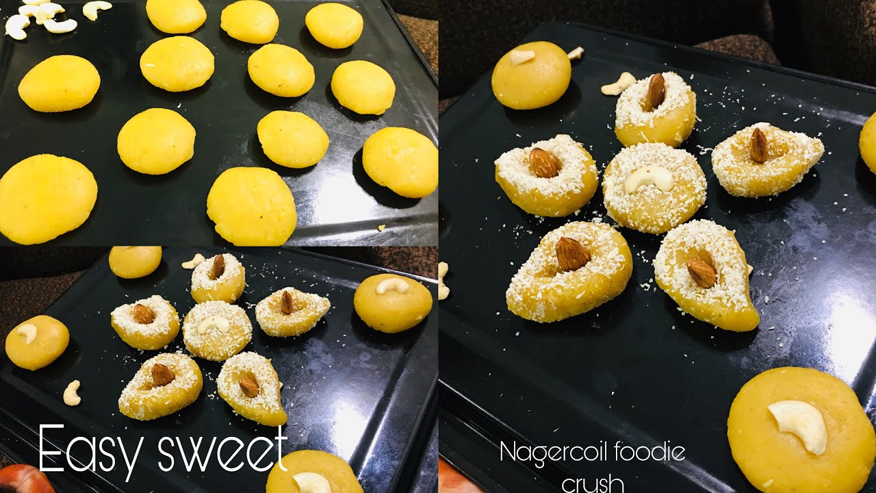 Besan Sweet Recipe | Besan Burfi | Besan Milk Peda | Diwali Sweet ...