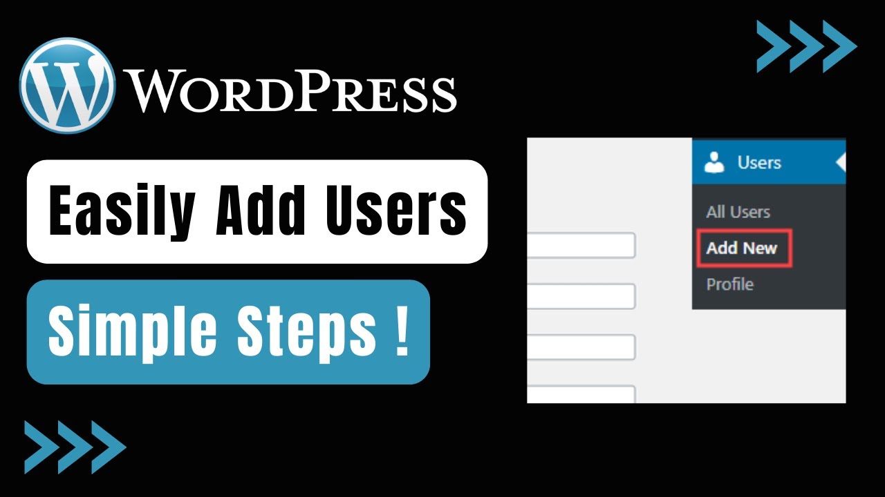 WordPress How To Add Users YouTube WordPress How To Add Users YouTube