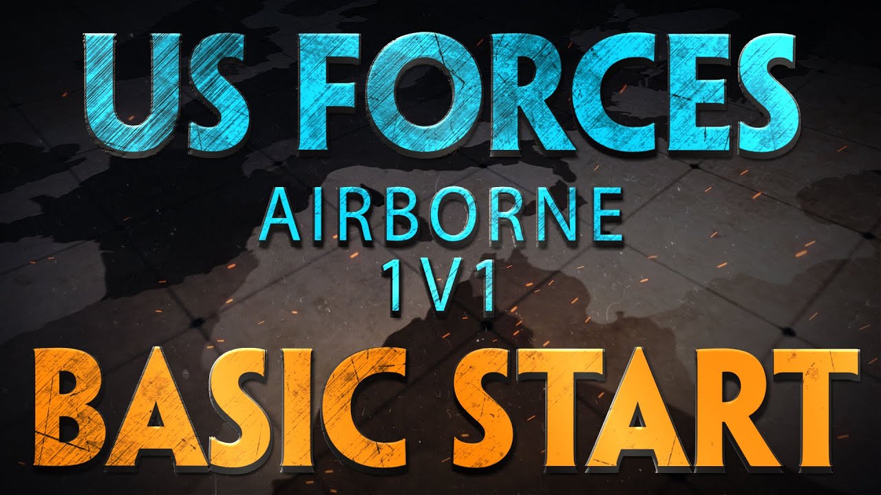 CoH 3 | US Airborne Build | Basic Opener 1v1 - YouTube