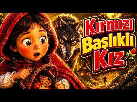 Kırmızı Başlıklı Kız Masalı 👒 Çocuklar İçin Eğitici Sesli Masal