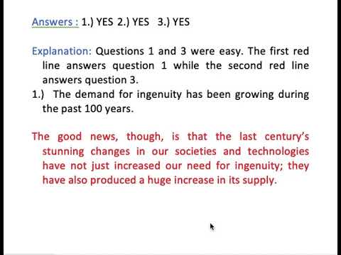 True False Not Given or Yes No Not Given tips and tricks
