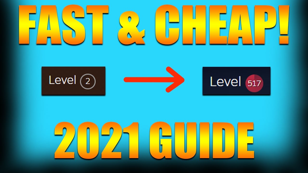 How to Level Up on Steam Fast and Cheap in 2021! - YouTube