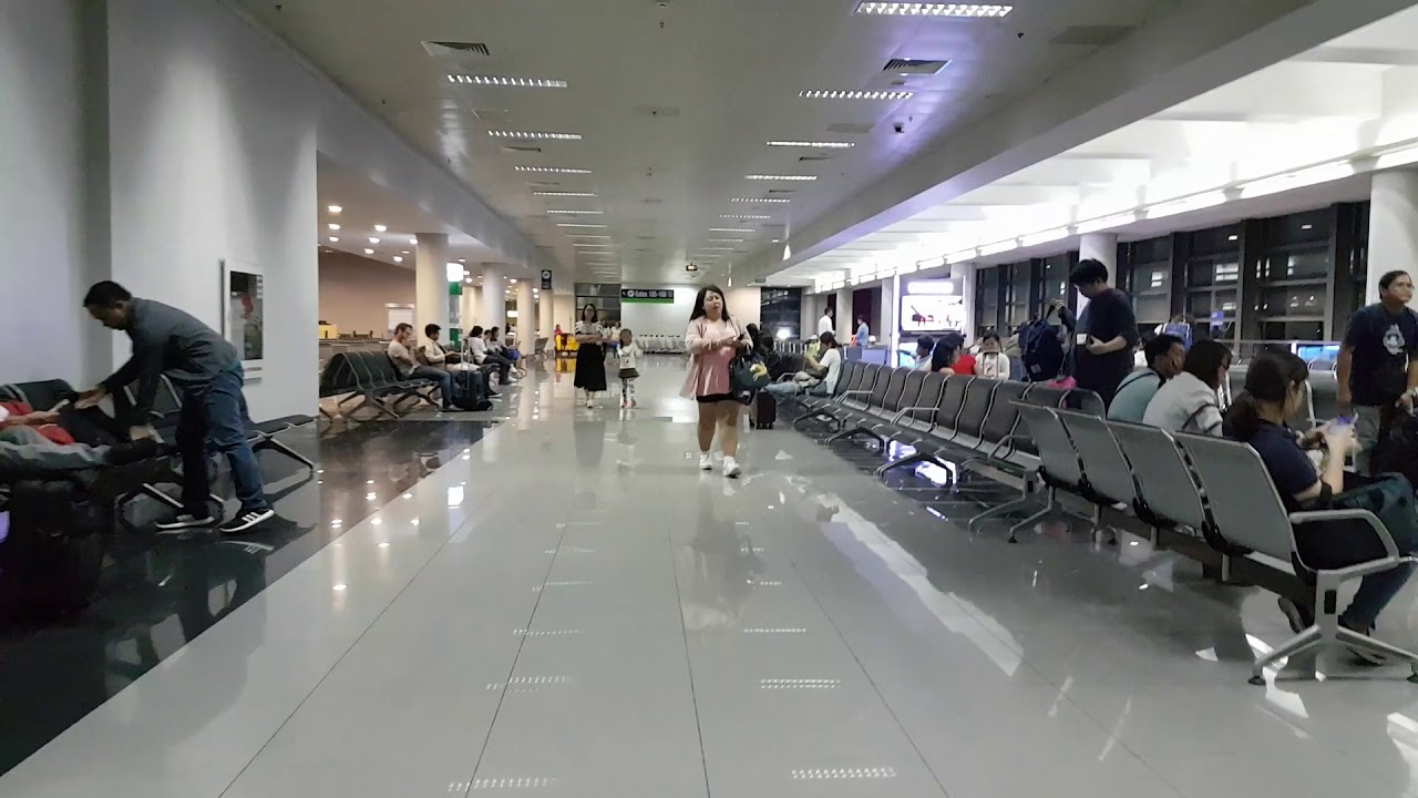 NAIA T3 International Departure Gates - YouTube