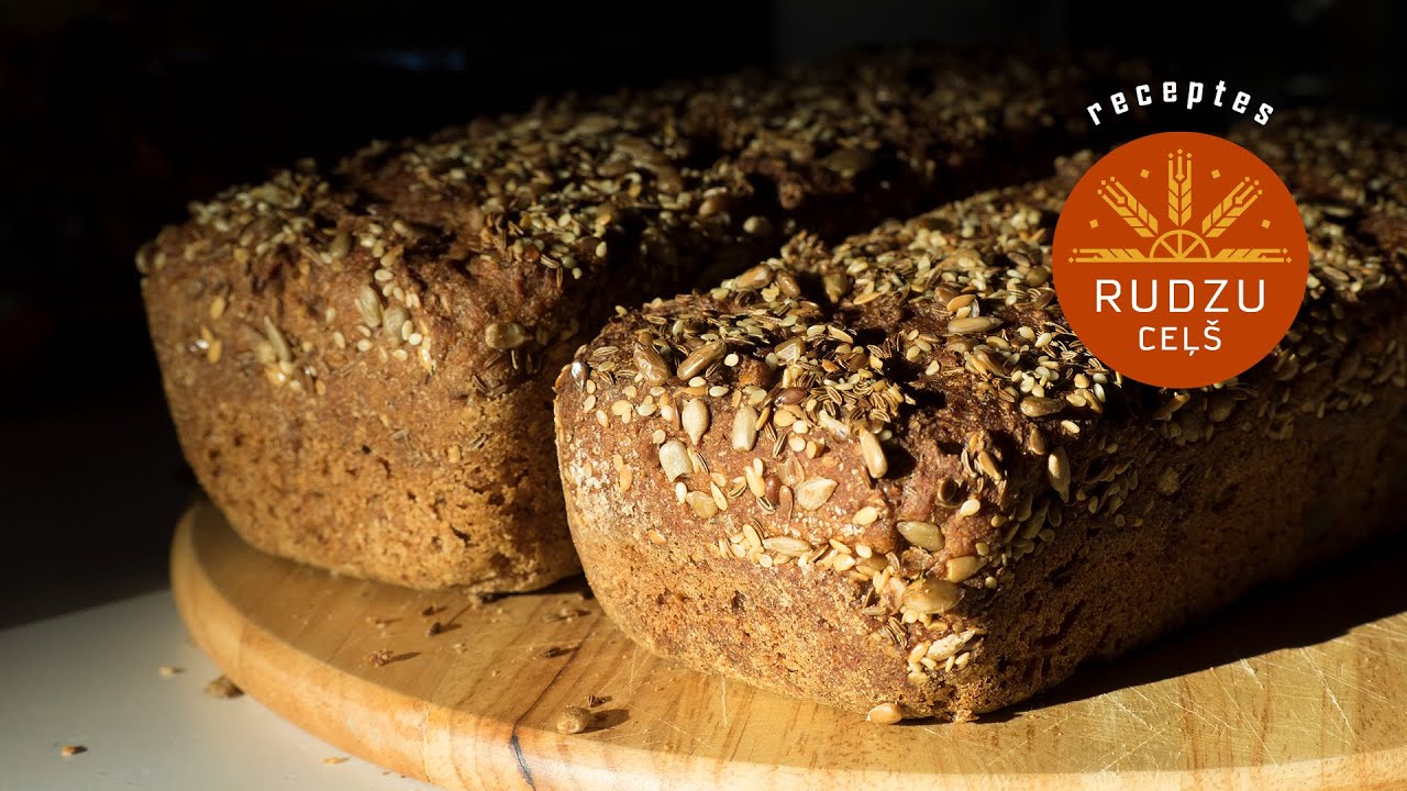 Rudzu ierauga maize / SOURDOUGH TIN LOAF - YouTube