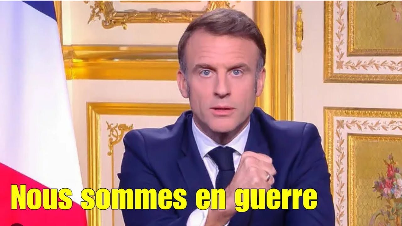 Discours d'Emmanuel MACRON - Sommes-nous en guerre? - YouTube