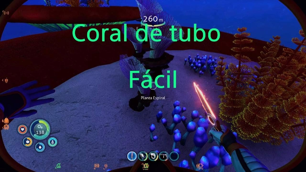 Cómo conseguir CORAL DE TUBO en SUBNAUTICA BELLOW ZERO |tube coral ...