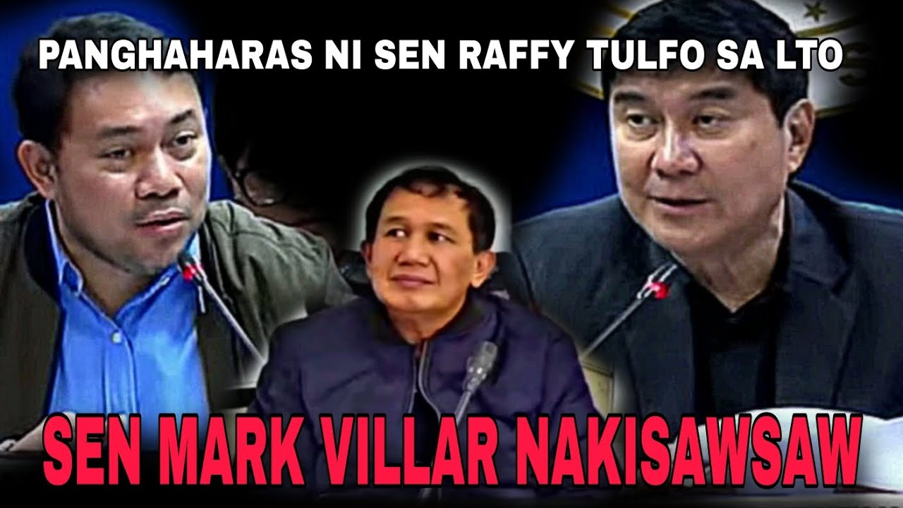 SEN RAFFY TULFO HINARAS ANG LTO SA SENADO! sen villar nakisawsaw - YouTube