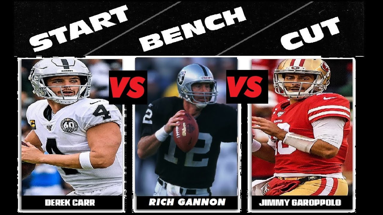 BETTER RAIDER QB ? DEREK CARR / JIMMY GAROPPOLO / RICH GANNON - YouTube