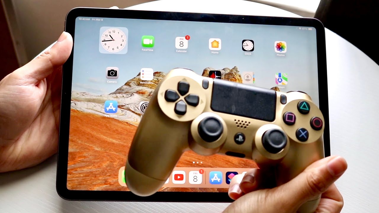 How To Connect PS4 Controller To iPad! (2024) - YouTube