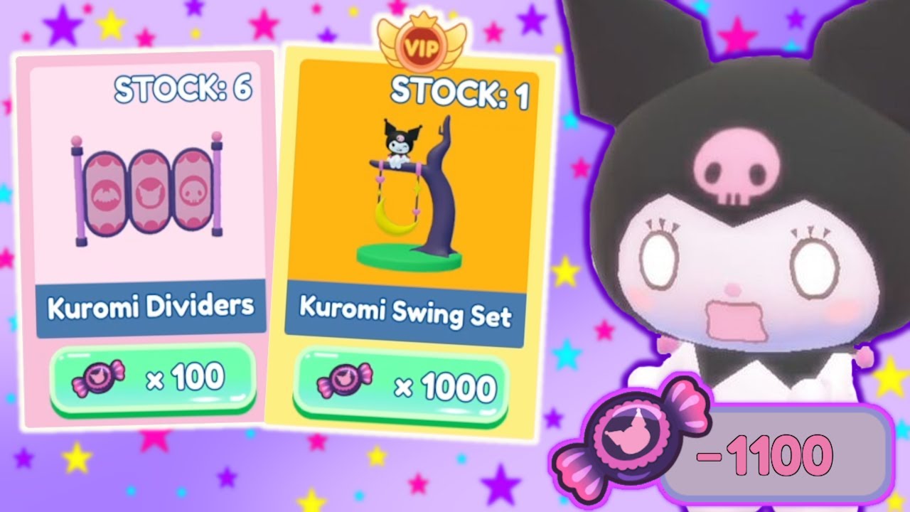 Spending ALL My Magic Candies! | Kuromi Swing and Divider | Roblox My ...