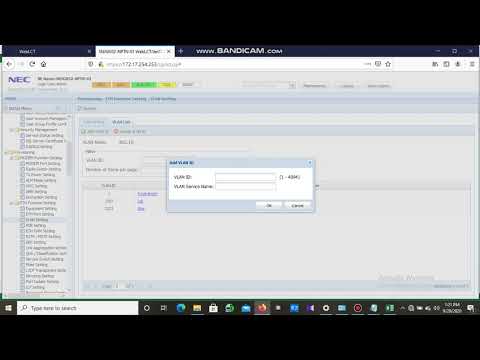 HOW TO CONFIGURE VLAN & PORT ENABLE IN NEC IDU - YouTube